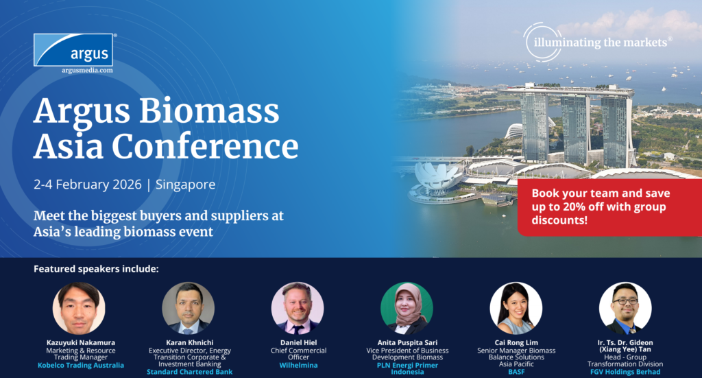 Argus Biomass Asia Conference 2026: Asia’s Premier Biomass Meeting ...
